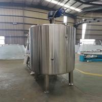 China Stainless Steel Liquid Chemical Food Blending Heated Jacket Mixer Tank 20000L 380V for sale