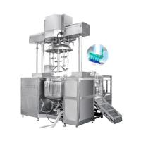 China Vacuum Homogenizer Emulsifying Machine 100L Toothpaste Making Production Line for sale