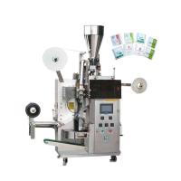 China Electric Driven ZONELINK Mixed Flower Tea Inner Filter Paper Tea Bag Packing Machine with String and Tag for sale