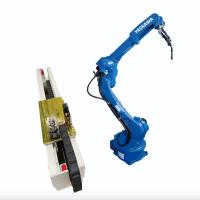China 180KG Handling Robot Arm Yaskawa Motoman GP180 YRC1000 Controller With Linear Tracker for sale