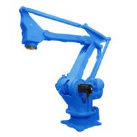 China 5 Axis Robotic Palletizing Equipment MPL160 II 160kg 3159mm Industrial With DX200 Cabinet With Positioner for sale