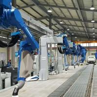 China Motoman GP180 Industrial Robot Arm 180KG YRC1000 Controller With Linear Tracker For Automatic Handing Solutions for sale