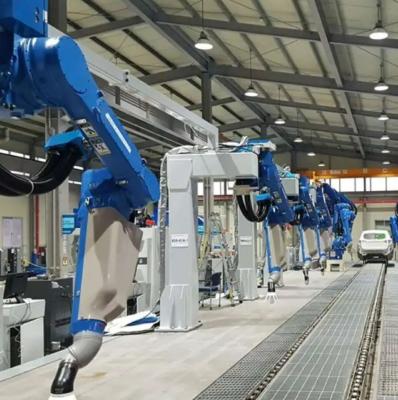 China Motoman GP180 Industrial Robot Arm 180KG YRC1000 Controller With Linear Tracker For Automatic Handing Solutions for sale