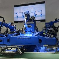 China Welding Robotic Work Station Workcell For Welding Tricycle Bicycle Bike Frame for sale