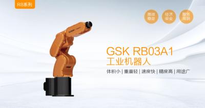 China GSK RB03A1 Industrial GSK Robot Arm Six Axis Robotic Manipulator Arm for sale