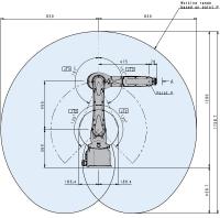 China Automatic Handling Kawasaki Robot RS007L 6 Axis Industrial Robot Arm for sale