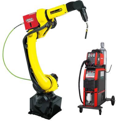 China ARC Mate 100iD 10kg Payload 1441mm Reach ±0.02mm Cable Integrated Welding Robot for sale