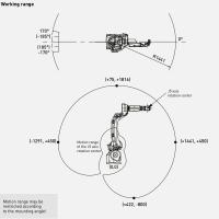 China ARC Mate 100iD 10kg Payload 1441mm Reach ±0.02mm Cable Integrated Welding Robot for sale