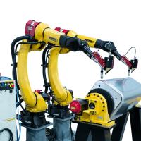 China ARC Mate 100iD 10kg Payload 1441mm Reach ±0.02mm Cable Integrated Welding Robot for sale