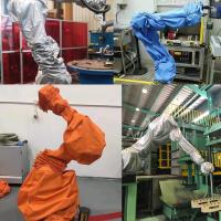 China Custom Industrial Robot Protective Cover Waterproof Dustproof Explosion Proof Robot Suit for KUKA KR70 Yaskawa AR700 for sale