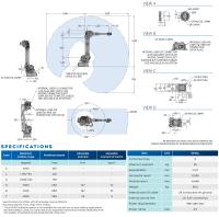China Yaskawa GP35L 35kg Payload 2538mm Reach 6 Axis Industrial Handling Robot 0.07mm for sale