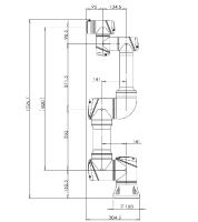 China Elite ES68 8kg Payload 820mm Reach 6 Axis Cobot Arm 0.02mm Repeatability IP67 for for sale