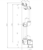 China Elite ES612 12kg Payload 1304mm Reach 6 Axis Cobot Arm 0.03mm Repeatability for for sale