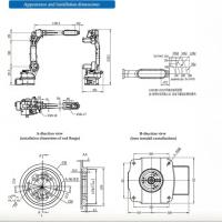 China CNGBS20-C2150 20kg Payload 2150mm Reach 6 Axis Industrial Robot Arm for Palletizing for sale