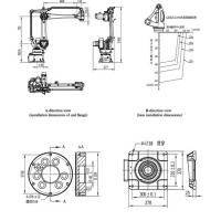 China CNGBS25-C1900 25kg Payload 1900mm Reach 4 Axis Industrial Robot Arm for Stamping for sale