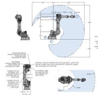 China Yaskawa GP110 110kg Payload 2236mm Reach 6 Axis Industrial Handling Robot 0.03mm for sale