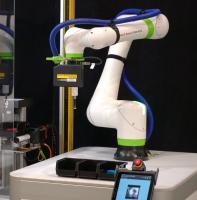 China FANUC CRX-25iA Collaborative Robot Welding Workstation with PLC and Motor Stainless Steel 6-Axis for Arc and Laser Welding for sale