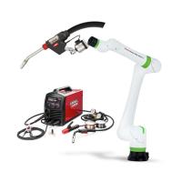 China FANUC CRX-25iA Collaborative Robot Welding Workstation with PLC and Motor Stainless Steel 6-Axis for Arc and Laser Welding for sale