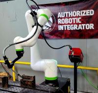 China FANUC CRX-25iA Collaborative Robot Welding Workstation with PLC and Motor Stainless Steel 6-Axis for Arc and Laser Welding for sale
