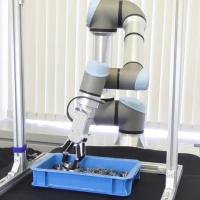 China Hot Sale Great Value Universal Robot UR7e Cobot Match Chinese Electric Gripper Intelligent Disordered Grasping Small Workpieces for sale