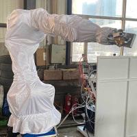 China Custom Industrial Robot ESD Anti-static Protective Clothing for Electronics Precision Equipment Handling Assembly for sale