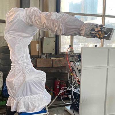 China Custom Industrial Robot ESD Anti-static Protective Clothing for Electronics Precision Equipment Handling Assembly for sale