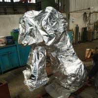 China Customized Flame Retardant Heat Insulation Robot Protective Clothing for KUKA FANUC Yaskawa Welding Foundry for sale