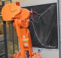 China Custom Industrial Robot Protective Suit Waterproof Acid Alkali Resistant Flexible Robot Arm Cover for Cleaning Grinding for sale