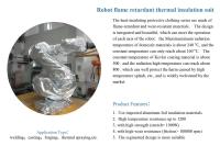 China Industrial Robot Protective Suit Flame Retardant Heat Insulation Anti Metal Spatter High Temp Resistant Welding Robot Cover for sale