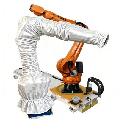 China Spraying Palletizing Robot Cover for Fanuc Yaskawa KUKA Kawasaki Flame Retardant for sale