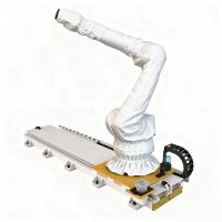China Spraying Palletizing Robot Cover for Fanuc Yaskawa KUKA Kawasaki Flame Retardant for sale