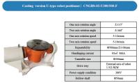 China Cost-Effective GBS-02-U300/500-F U-Shape Welding Positioner Rotary Table for Industrial Robot YASKAWA KUKA for sale
