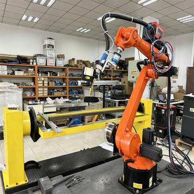 China H-Frame Robot Welding Positioner GBS-02-H300/500 Servo Industrial Robotic External Axis for MIG MAG Robot Welding Cell for sale