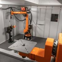 China CNGBS GBS-02-L200 L-Type Welding Positioner Robotic External Axis for Industrial Robot Automatic Arc Welding for sale