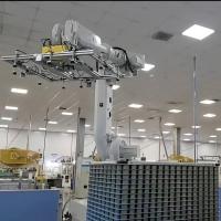 China 4 Axis Heavy-duty Industrial Robot with Pneumatic Gripper Automatically Pick Handle and Palletizing Canned Food for  Conveyor for sale