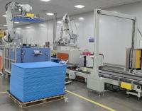 China 4 Axis Heavy-duty Industrial Robot with Pneumatic Gripper Automatically Pick Handle and Palletizing Canned Food for  Conveyor for sale