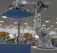 China 4 Axis Heavy-duty Industrial Robot with Pneumatic Gripper Automatically Pick Handle and Palletizing Canned Food for  Conveyor for sale