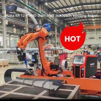 China Teachless KUKA KR 12 R1440-2  12kg Payload 1440mm Reach Arc Welding Robotic Arm Workstation for sale