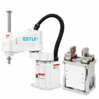 China High Speed and Precision ESTUN IER6-500-SR 4 Axis 6kg Payload 500mm Reach SCARA Robot with CNGBS Gripper for Pick and Place for sale
