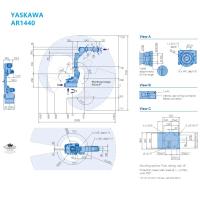 China High-Precision YASKAWA AR1440 6-Axis Welding Robot 12kg Payload 1440mm Reach for Arc Welding Automation for sale