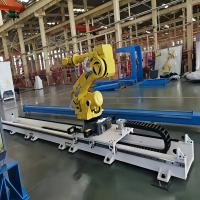 China 1500kg Payload Semi Enclosed Sheet Metal 7th Axis Robot Linear Track for sale