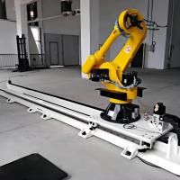 China 1500kg Payload Semi Enclosed Sheet Metal 7th Axis Robot Linear Track for sale