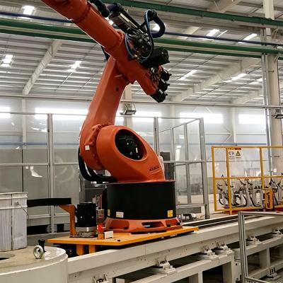 China GBS-01-W5000 Heavy Duty Robot 7th Axis Linear Track 5000kg Load Ground Rail for YASKAWA KUKA FANUC for sale