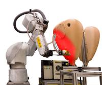 China Fanuc P-50iB Paint Robot 6 Axis Industrial Robot Arm Payload 10kg Reach 1800mm Automatic Painting Coating Spraying System for sale