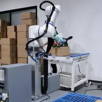 China Elite CPL07 Teach-free Cobot Palletizing Workstation Base CS625 Automatic Robotic Palletizer for Boxes for sale