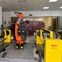 China Single Axis Welding Positioner GBS-08 H-Type Head-Tail Turntable 300/500/1000kg Load 360 Rotation 0.1mm Accuracy Robotic for sale