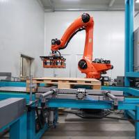 China High Speed KUKA KR140 R3200-2PA 5 Axis Robotic Arm Milk Carton Handling Workstation for sale