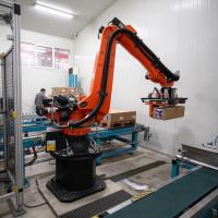 China High Speed KUKA KR140 R3200-2PA 5 Axis Robotic Arm Milk Carton Handling Workstation for sale