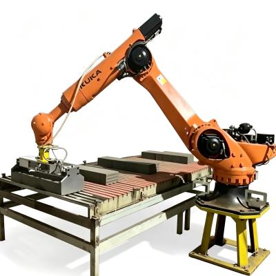 China Fully Automatic KUKA KR210 R3100-2 6axis Robotic Arm Brick Handling Workstation with for sale