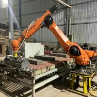 China Fully Automatic KUKA KR210 R3100-2 6axis Robotic Arm Brick Handling Workstation with for sale